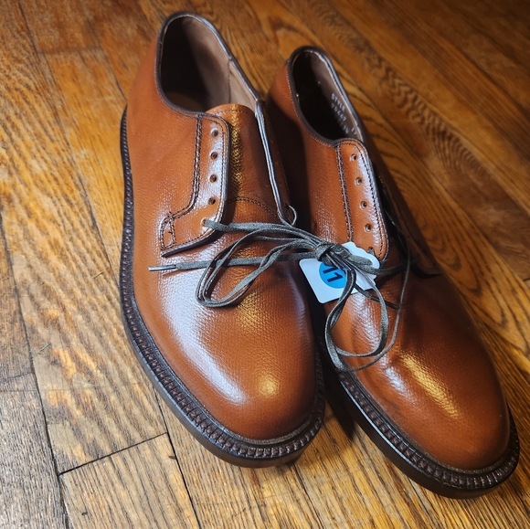 Sears | Shoes | Vintage 96s Sears Genuine Leather Vcleats Brown Plain ...